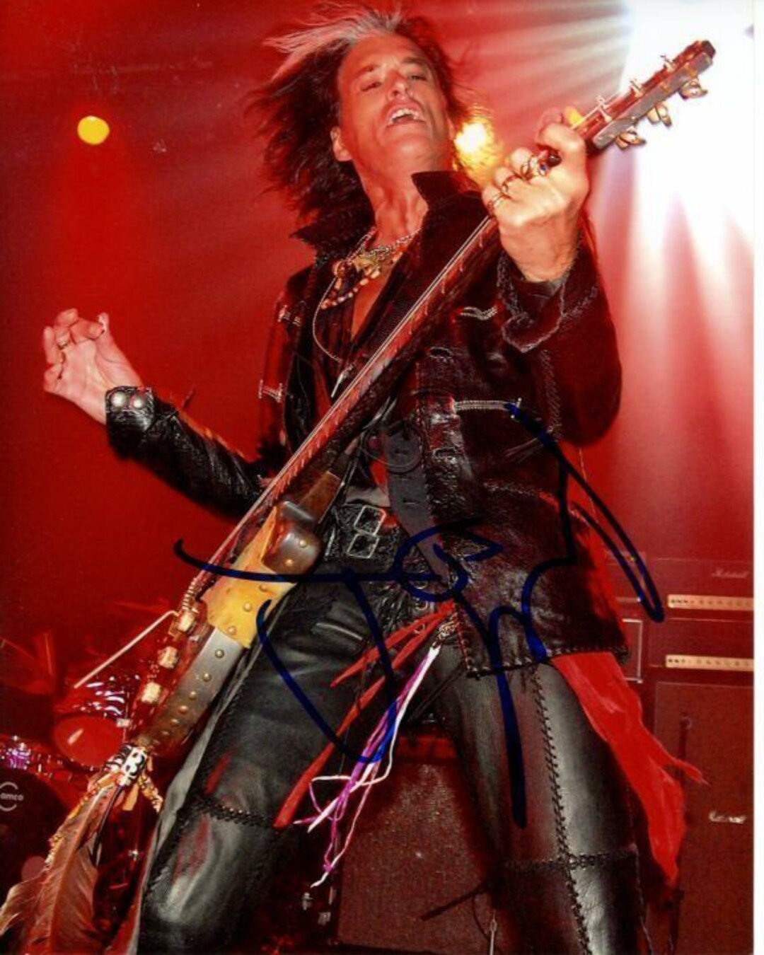 Joe Perry Signed Autographed 8x10 Aerosmith Photo - Etsy