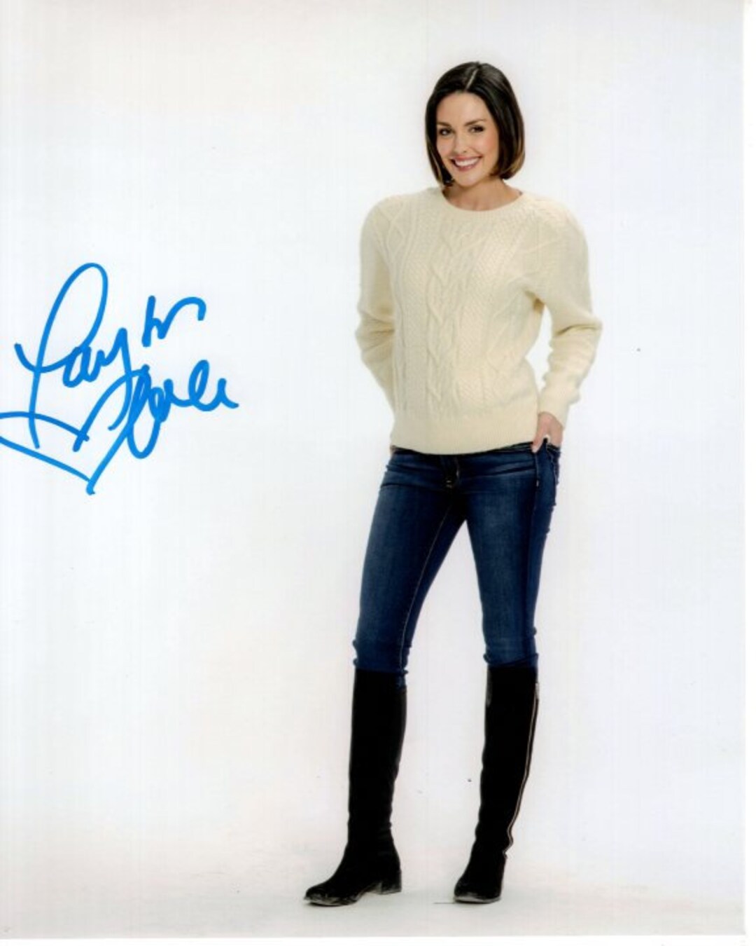 Taylor Cole Signed Autographed 8x10 Christmas Festival of Ice Emma ...