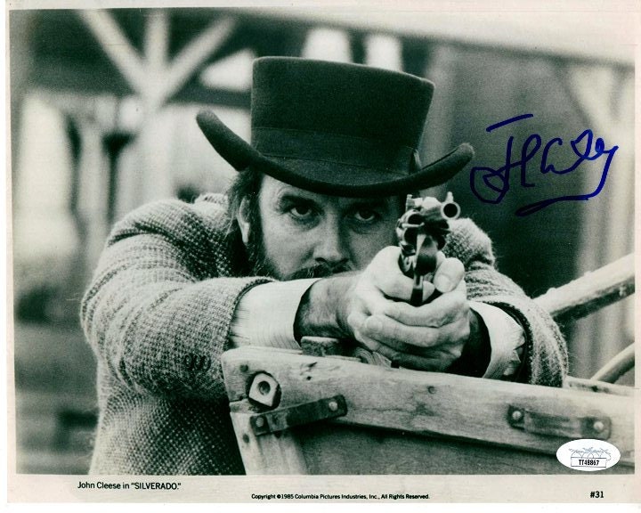 John Cleese Signed 8x10 Silverado Sheriff Langston Photo JSA - Etsy