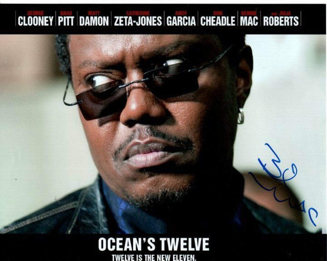 Bernie Mac Signed Autographed 8x10 Ocean's Eleven Frank Catton Photo - Etsy