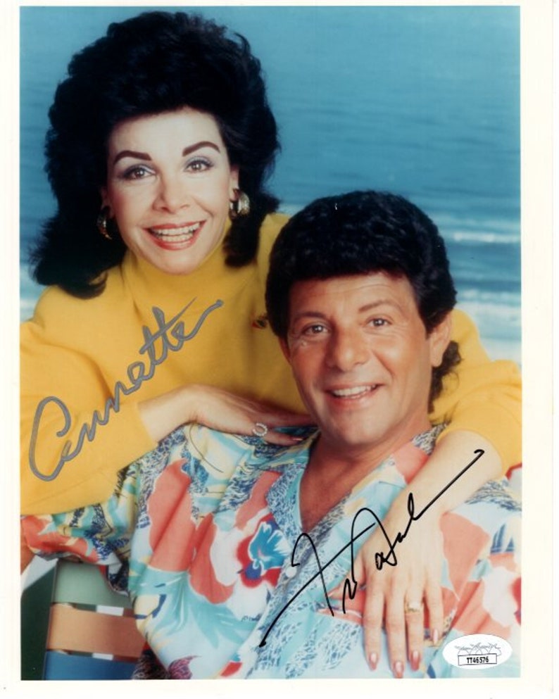 Frankie Avalon and Annette Funicello Signed Autographed 8X10 Photo JSA ...