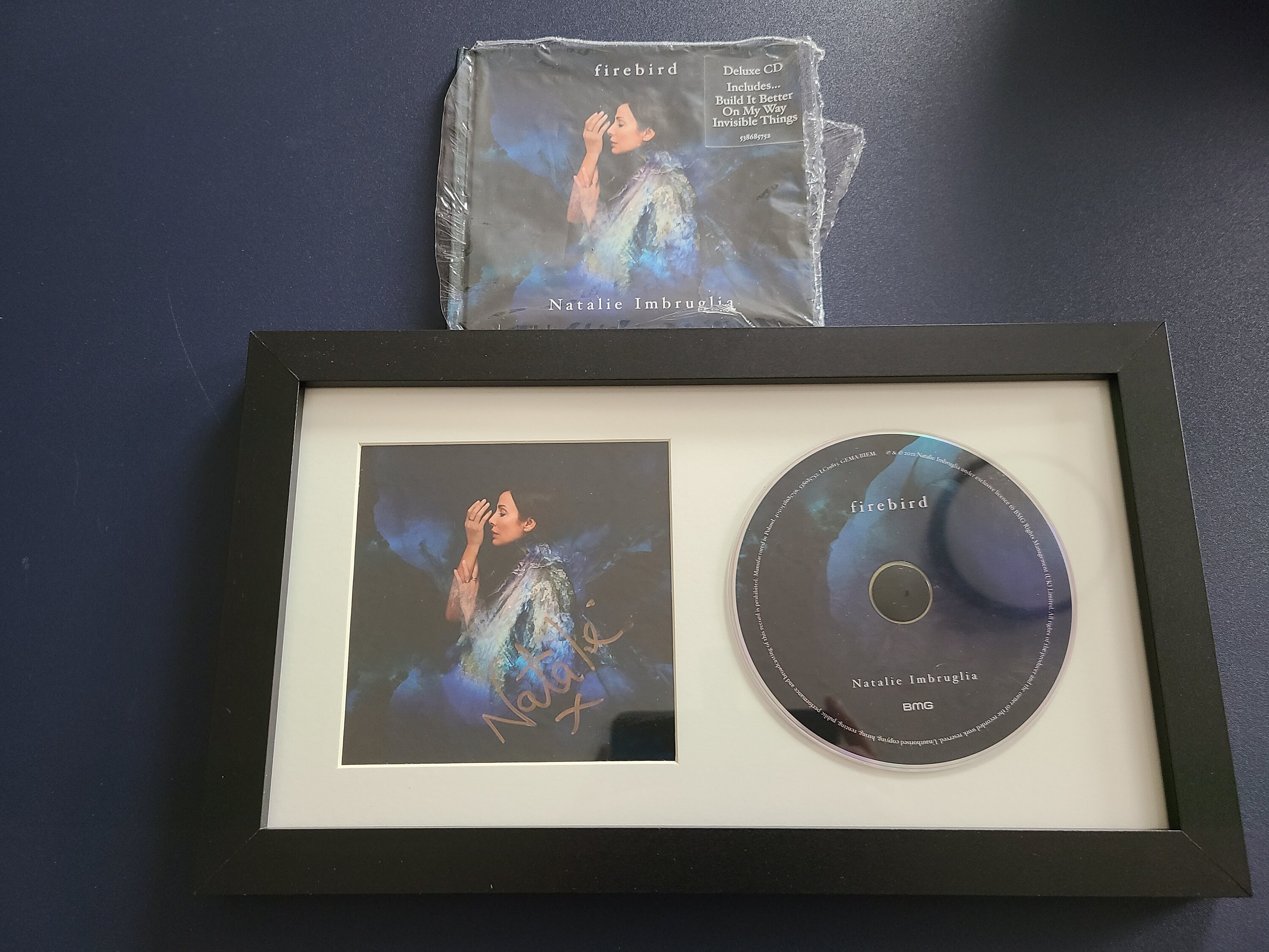 Natalie Imbruglia Signed Autographed Firebird Matted & Framed Cd Insert ...