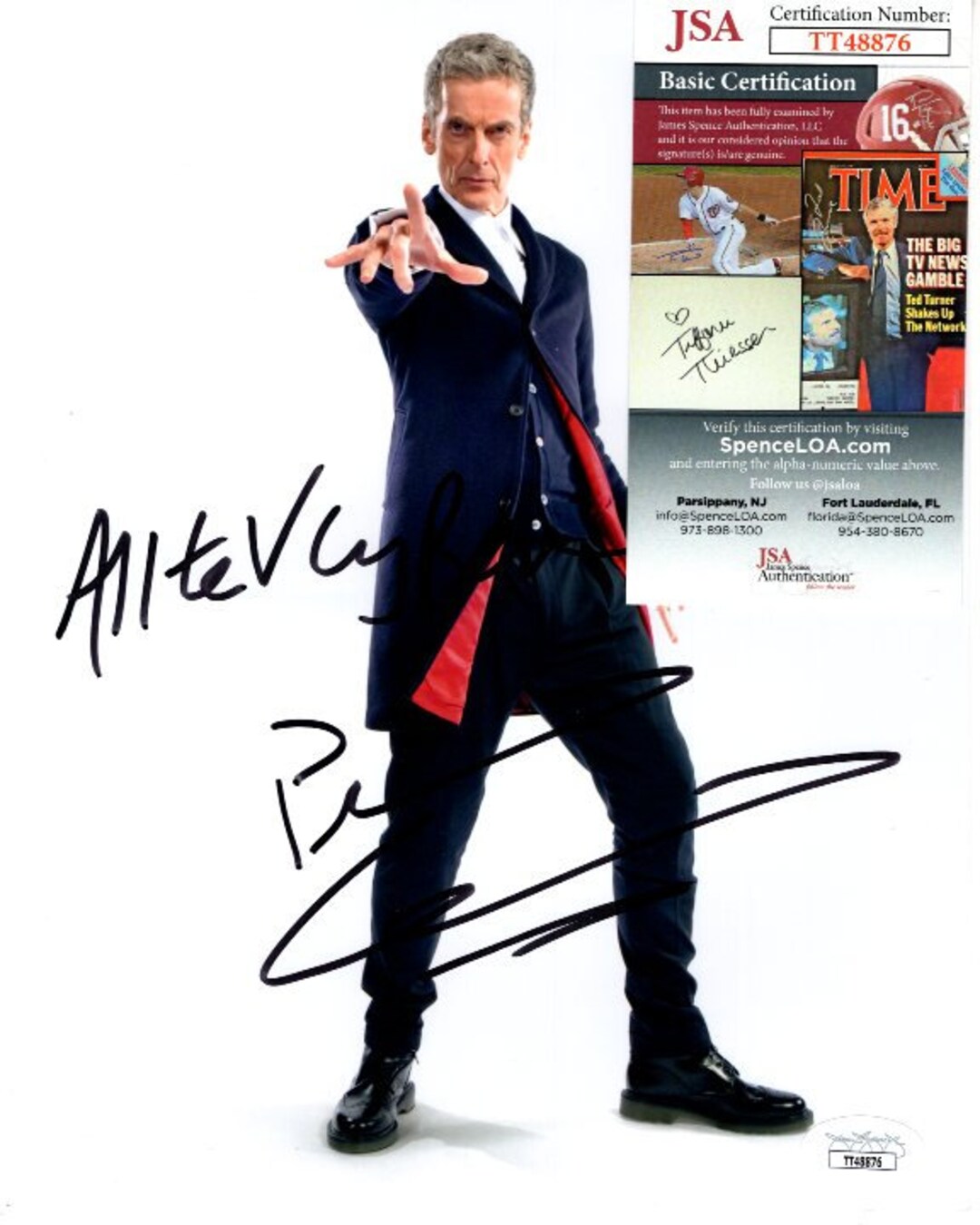 Peter Capaldi Signed 8x10 Doctor Who Photo JSA - Etsy