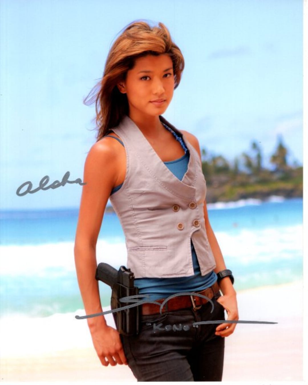 Grace Park Signed Autographed 8x10 Hawaii Five-0 Kono Kalakaua Photo - Etsy