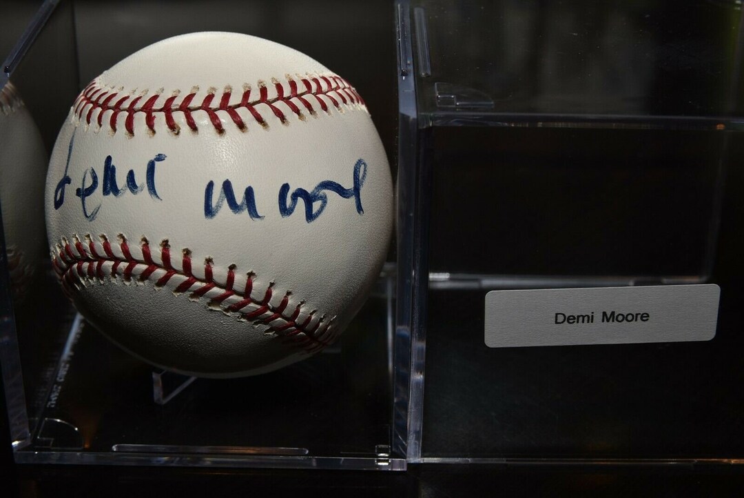 Demi Moore Signed Autographed Rawlings Baseball - Etsy