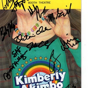 Kimberly Akimbo Signed Autographed Cast Playbill - Etsy