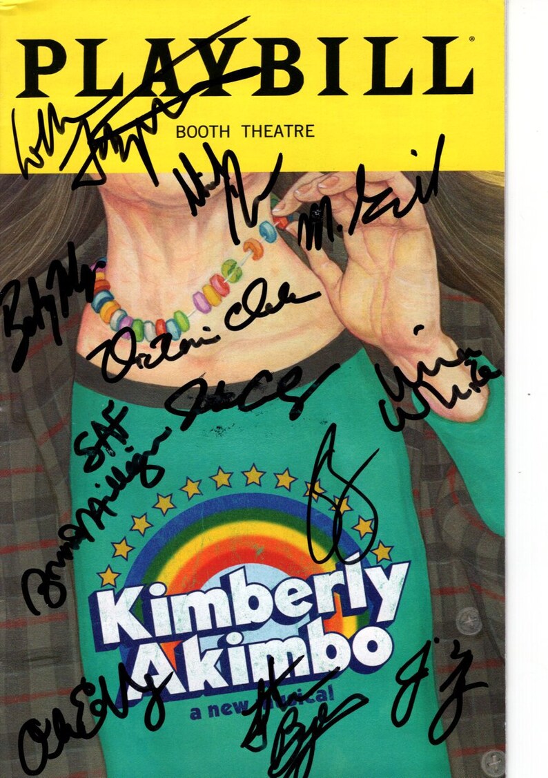 Kimberly Akimbo Signed Autographed Cast Playbill - Etsy