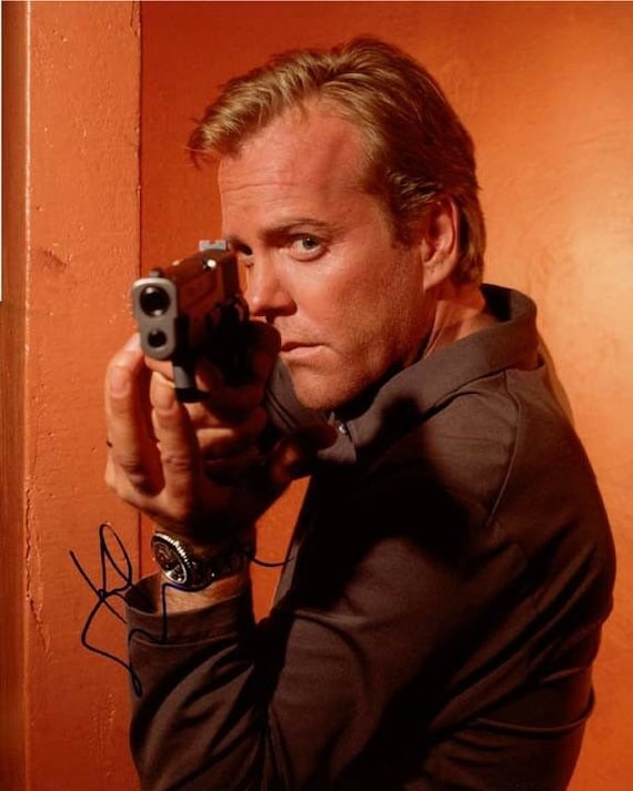 Kiefer sutherland signed autographed 24 jack bauer 11x14 photo ...