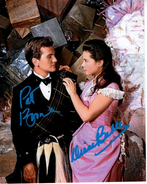 Diane Baker and Pat Boone Signed Autographed 8x10 Journey to the Center ...