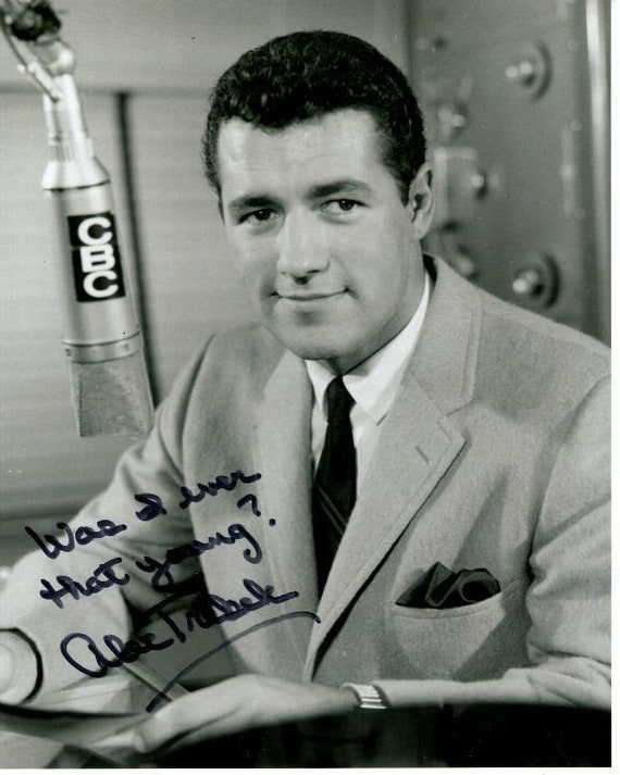 Alex Trebek Signed Autographed Cbc 8x10 Photo Jeopardy Great - Etsy