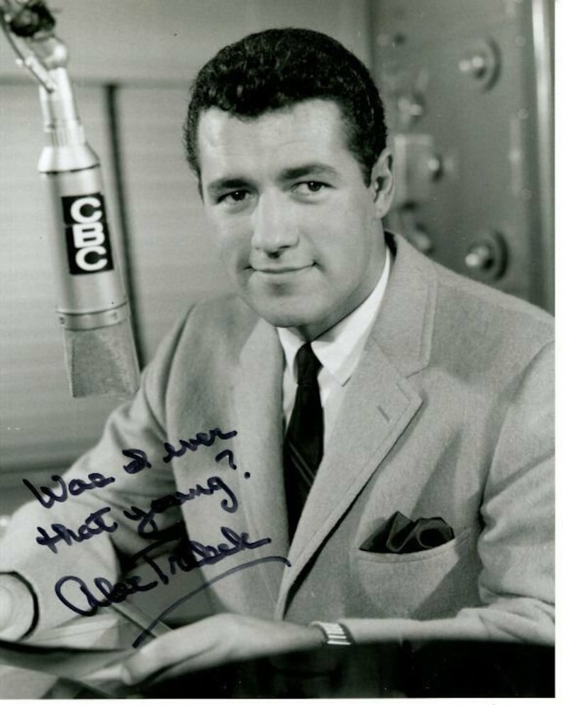 Alex Trebek Signed Autographed Cbc 8x10 Photo Jeopardy Great Content - Etsy