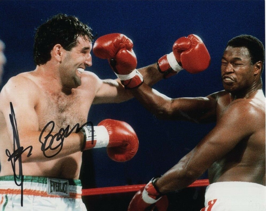 Gerry Cooney Signed Autographed 8x10 Everlast Boxing Boxer W/ Larry ...