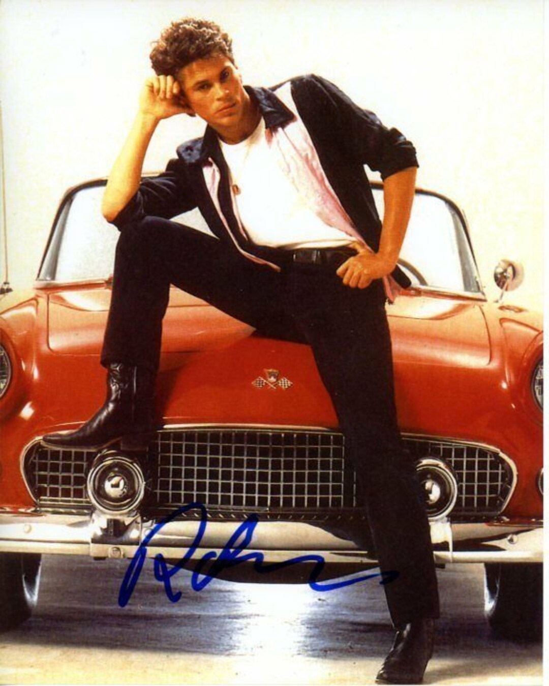 Rob Lowe Signed Autographed 8x10 Ford Thunderbird T-bird Photo - Etsy