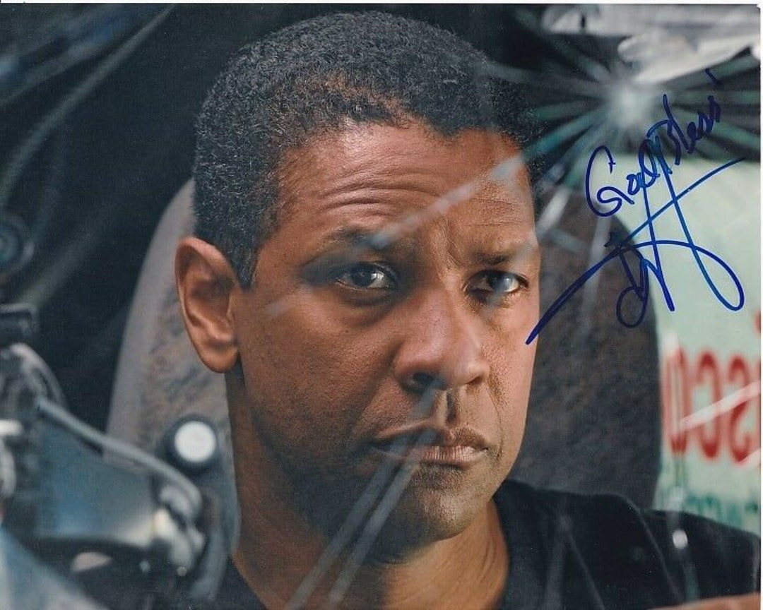 Denzel Washington Signed Autographed 8x10 Deja Vu Doug Carlin Photo - Etsy