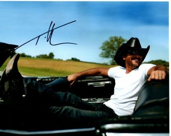 Tim Mcgraw Signed Autographed 8x10 Photo - Etsy