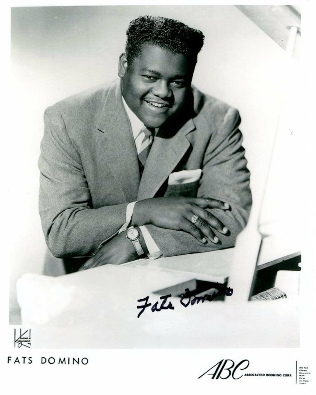 Fats Domino Signed Autographed 8x10 Photo - Etsy