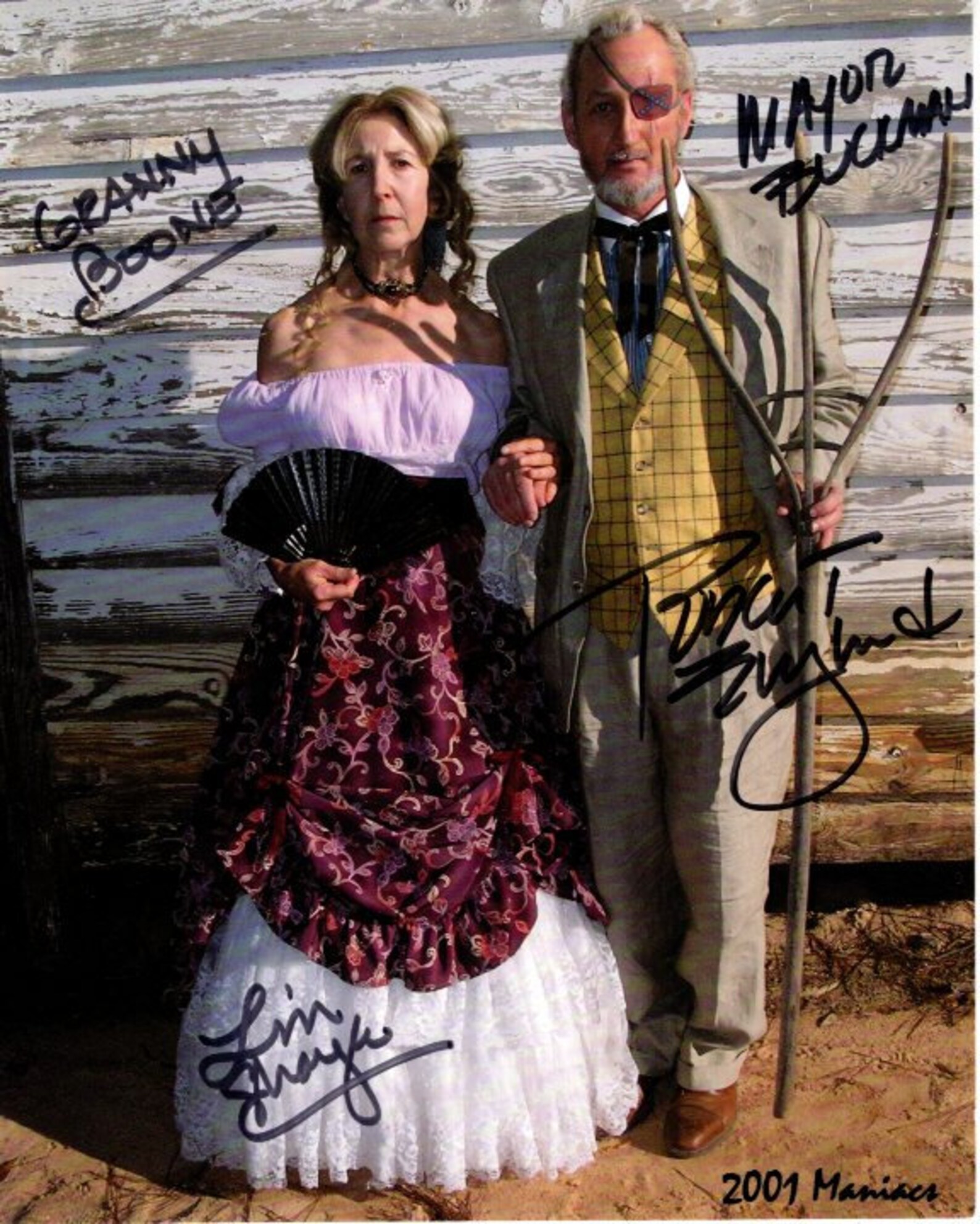 Robert Englund and Lin Shaye Signed Autographed 8x10 2001 Maniacs Photo ...