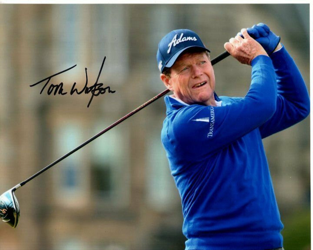 Tom Watson Signed Autographed 8x10 Pga Golf Photo - Etsy