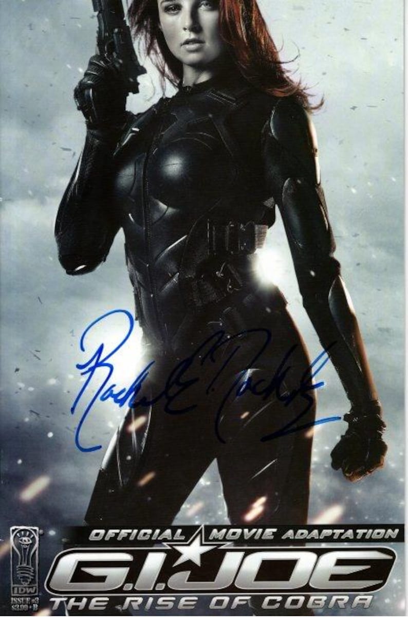 Rachel Nichols Signed Autographed G.I. Joe the Rise of Cobra Comic Book ...