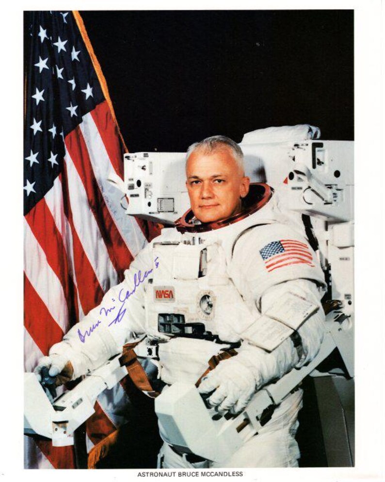 Bruce Mccandless Signed Autographed 8x10 NASA Astronaut Litho Photo - Etsy