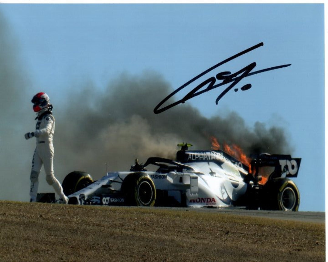 Pierre Gasly Signed 8x10 Formula One Photo - Etsy