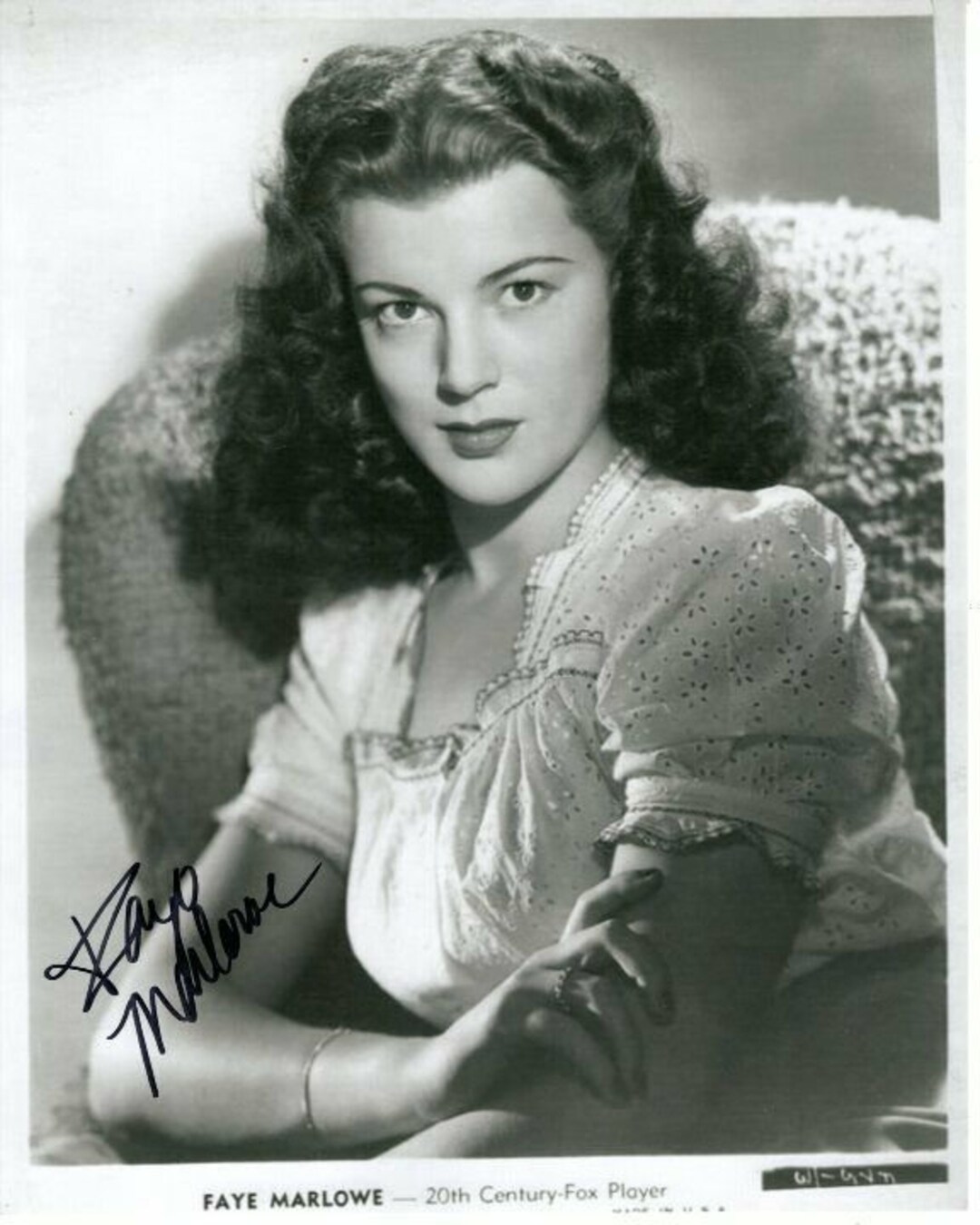 Faye Marlowe Signed Autographed 8x10 Photo - Etsy