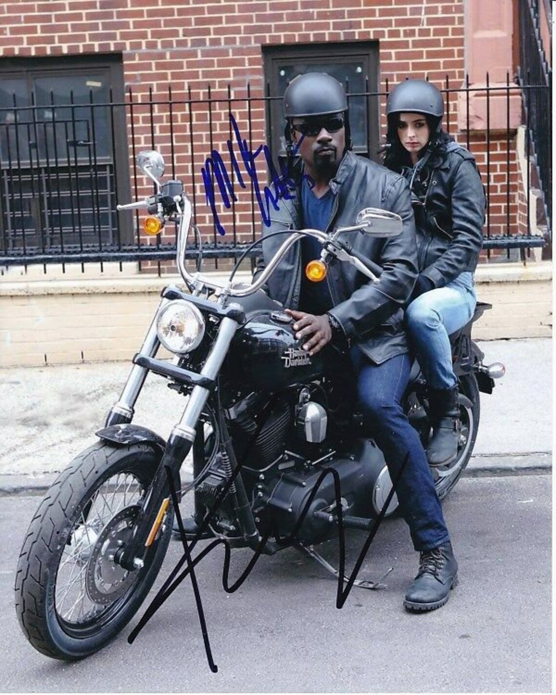 Mike Colter and Krysten Ritter Signed Autographed 8x10 Jessica - Etsy