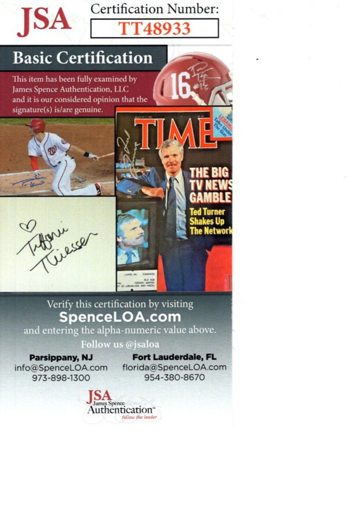 Jessica Biel Signed Autographed 8x10 Photograph JSA Full Name Signature ...