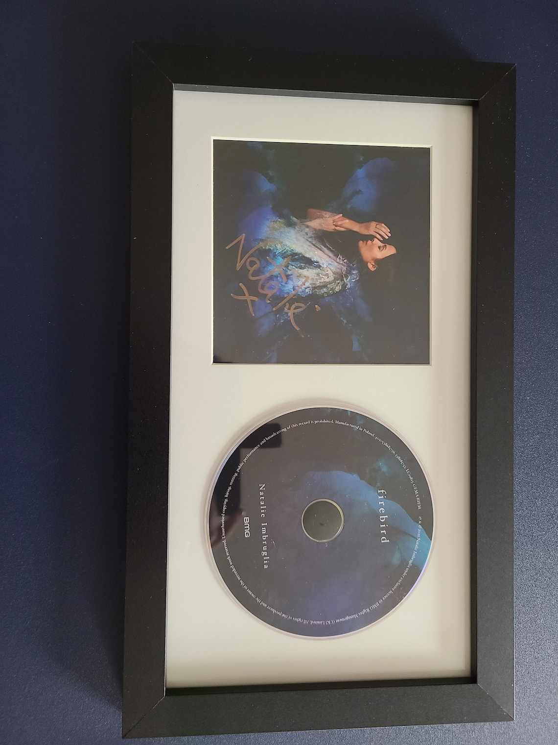 Natalie Imbruglia Signed Autographed Firebird Matted & Framed Cd Insert ...