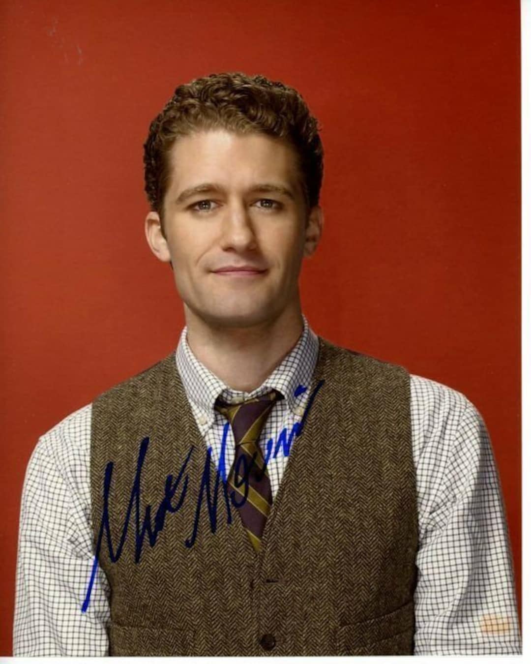 Matthew Morrison Signed Autographed 8x10 Glee Will Schuester Photo - Etsy