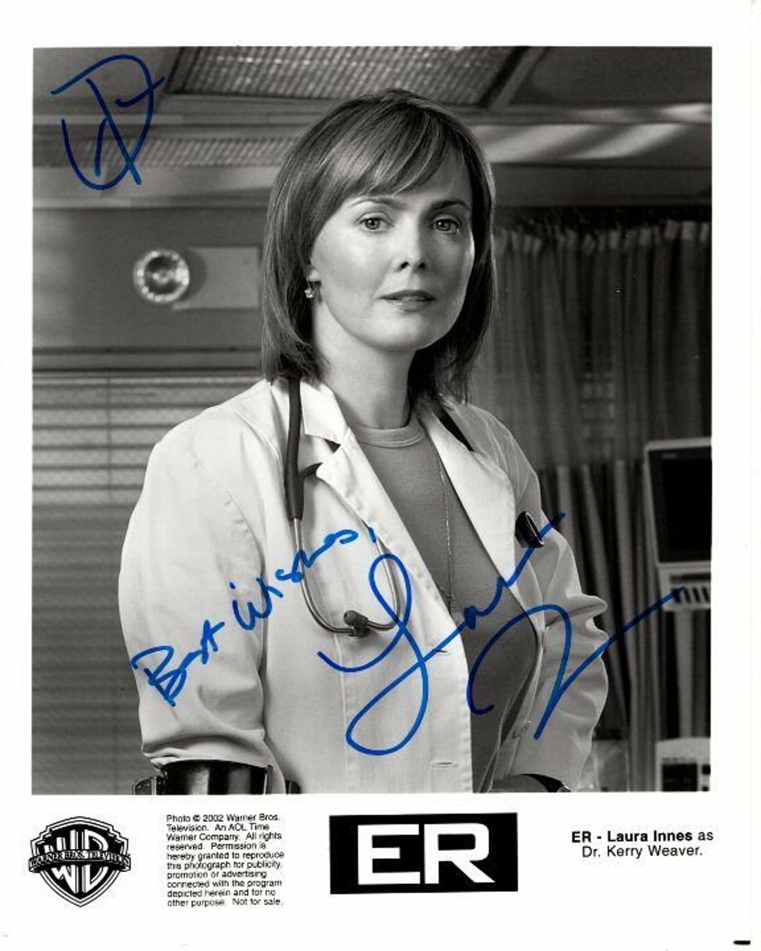Laura Innes Signed Autographed 8x10 Er Dr. Kerry Weaver Photo - Etsy