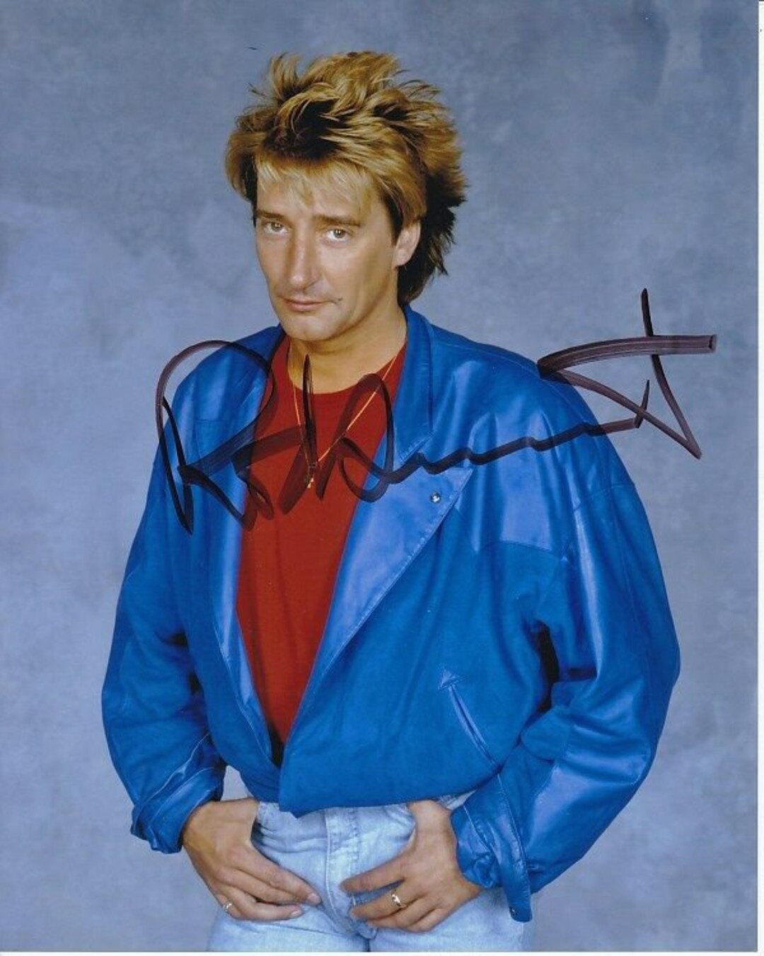 Rod Stewart Signed Autographed 8x10 Photo - Etsy