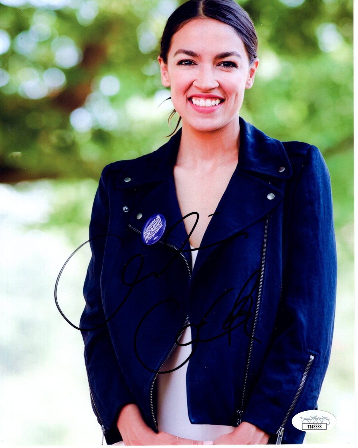Alexandria Ocasio-cortez AOC Signed Autographed 8x10 Photograph JSA - Etsy