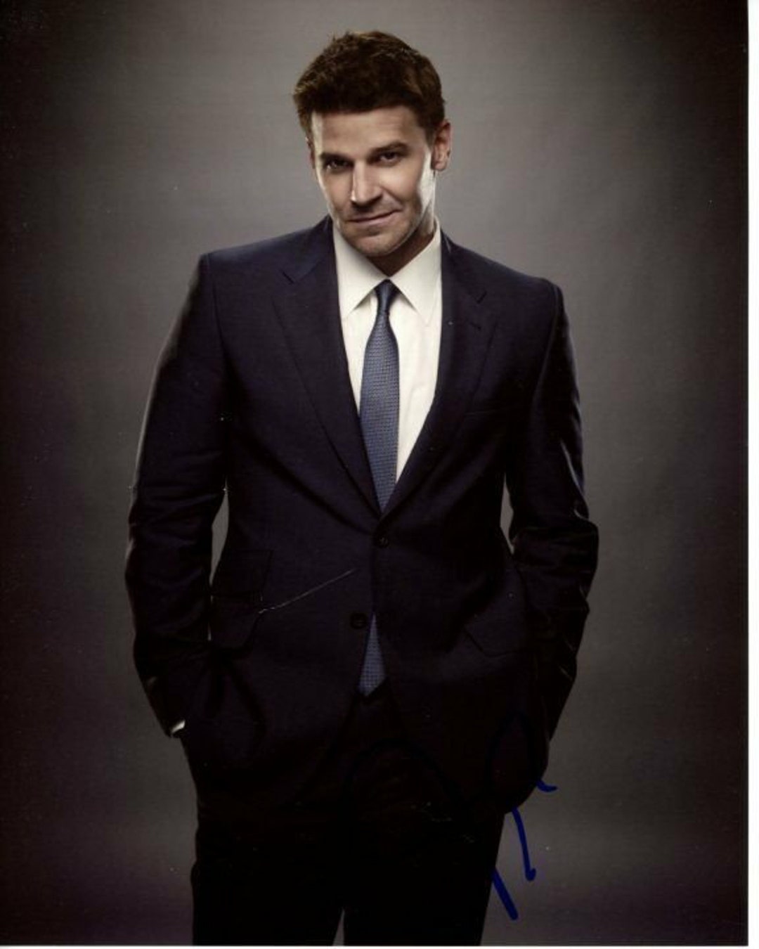 David Boreanaz Signed Autographed 8x10 Bones Seeley Booth Photo - Etsy
