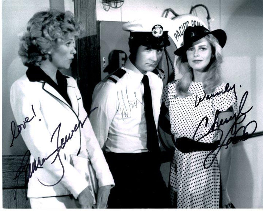 Lauren Tewes, Fred Grandy & Cheryl Ladd Autographed Signed 8x10 the ...