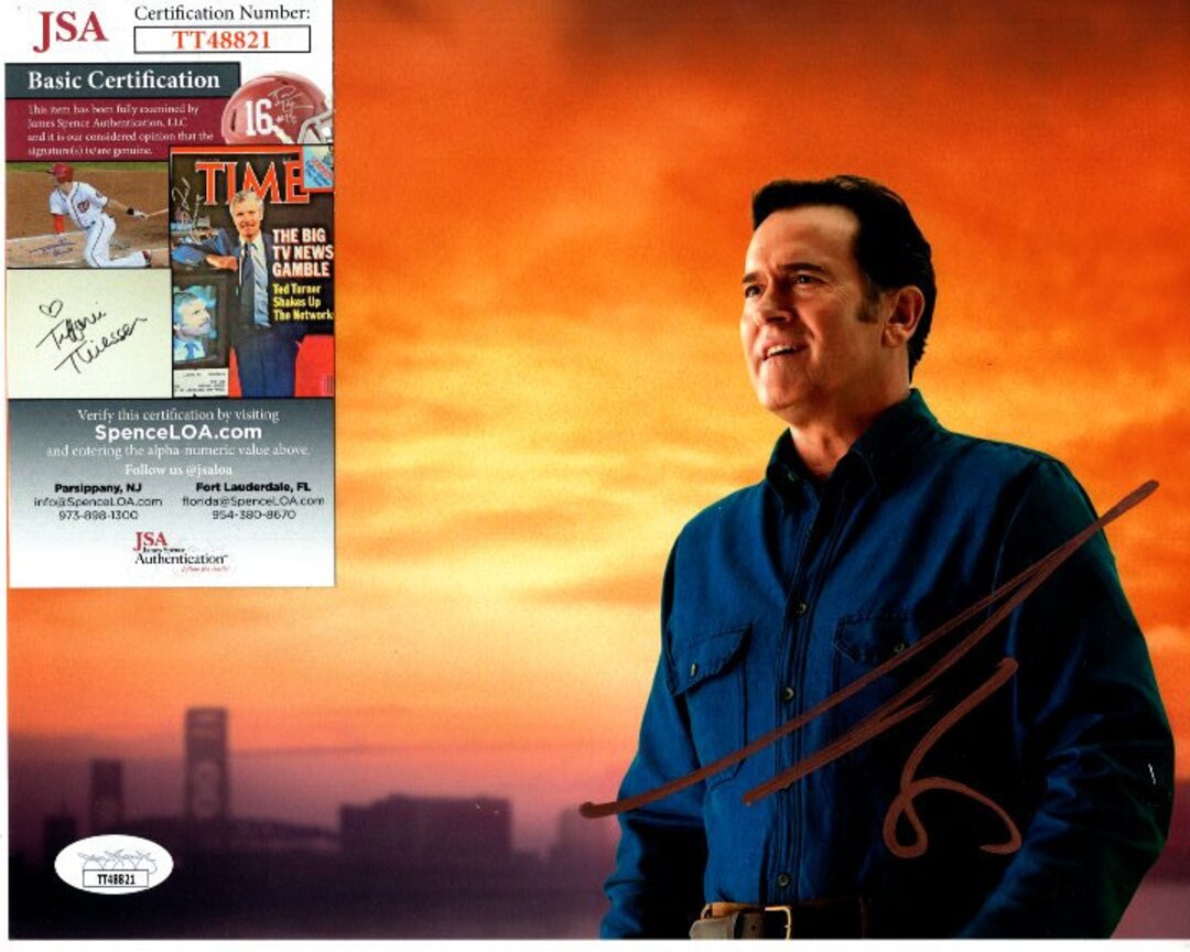 Bruce Campbell Signed 8x10 Ash Vs Evil Dead Photo JSA - Etsy