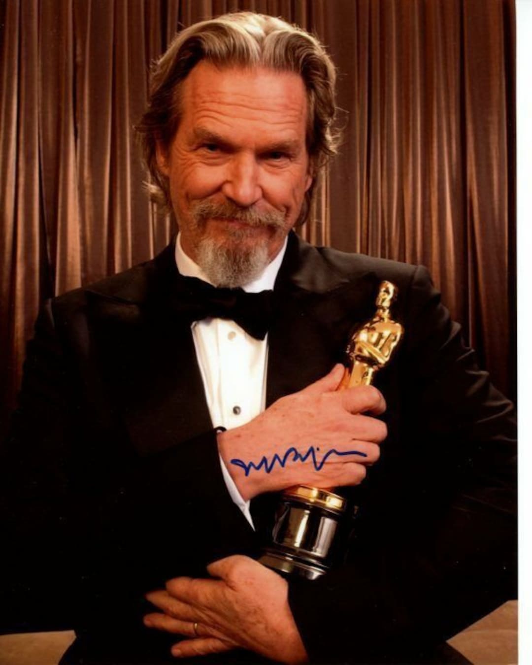 Jeff Bridges Signed Autographed 8x10 Oscar Academy Award Photo - Etsy