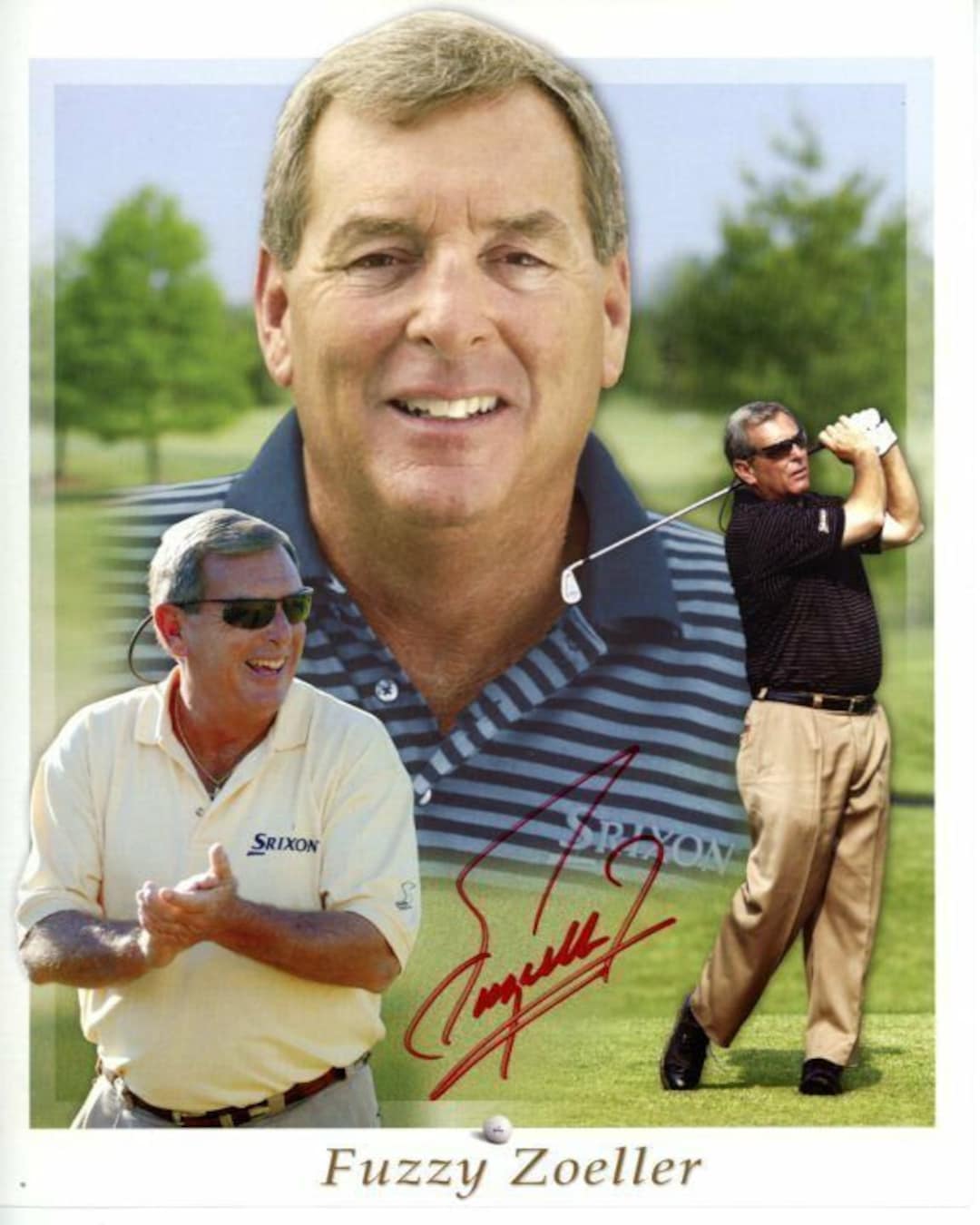Fuzzy Zoeller Signed Autographed 8x10 Pga Golf Photo - Etsy
