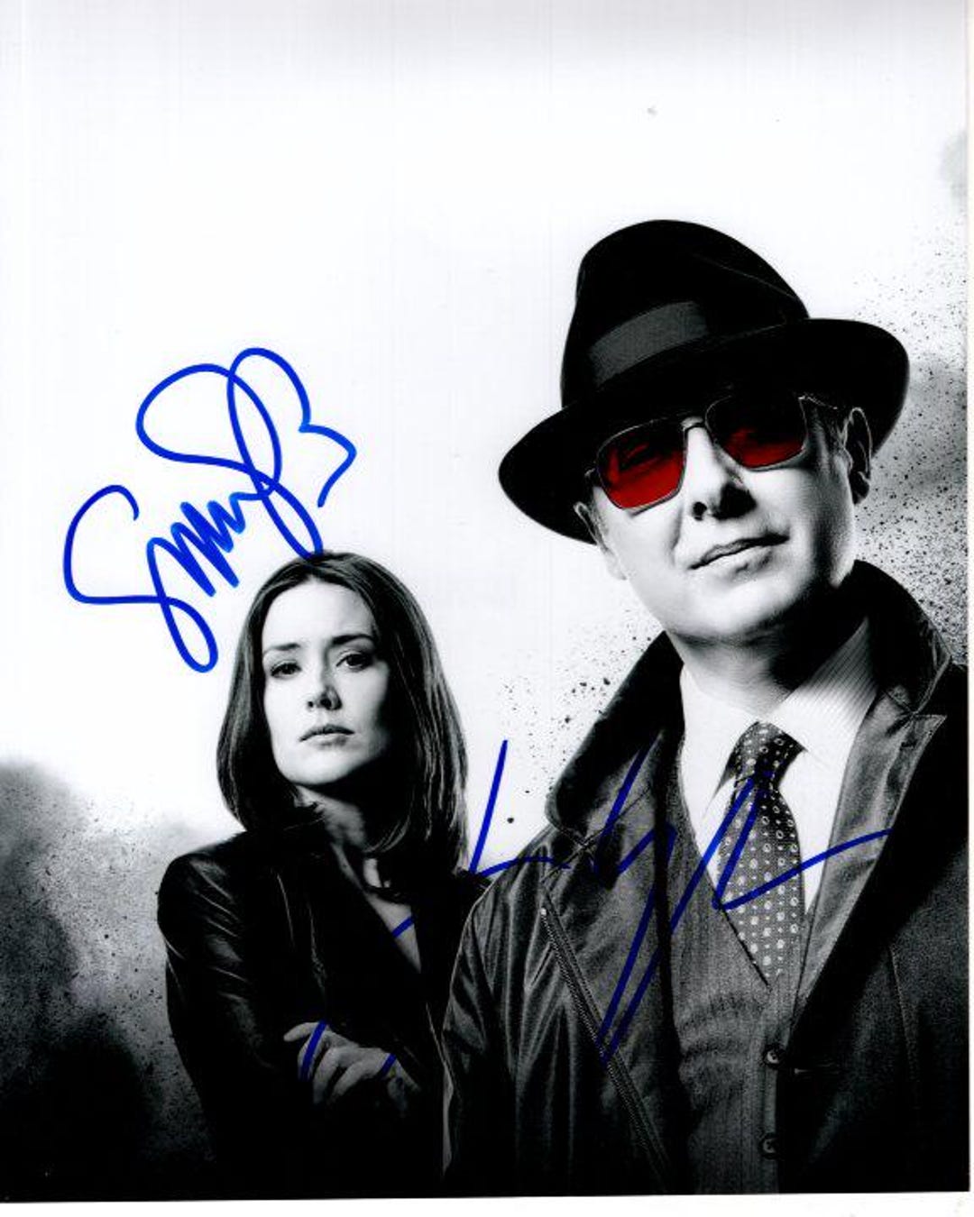 James Spader and Megan Boone Signed Autographed 8x10 the Blacklist ...