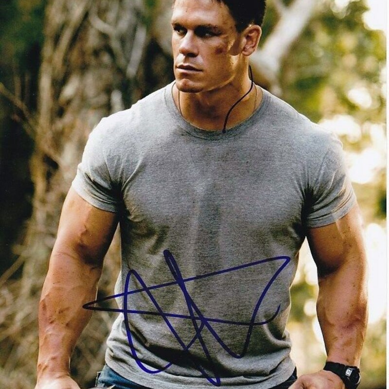 John Cena Autograph - Etsy