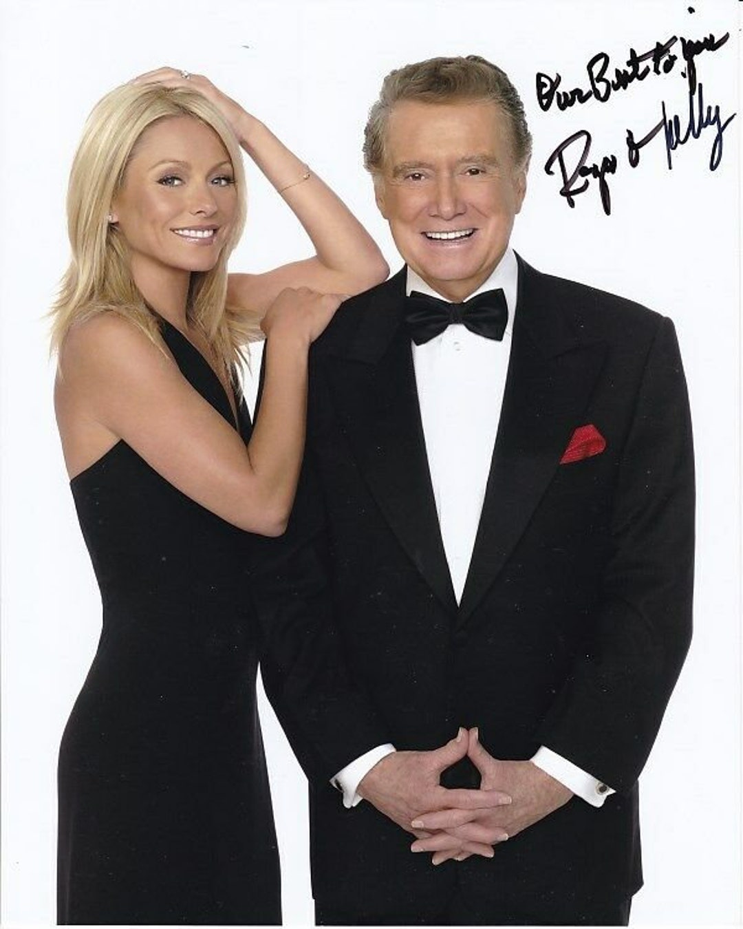 Regis Philbin and Kelly Ripa Signed Autographed 8x10 Photo - Etsy