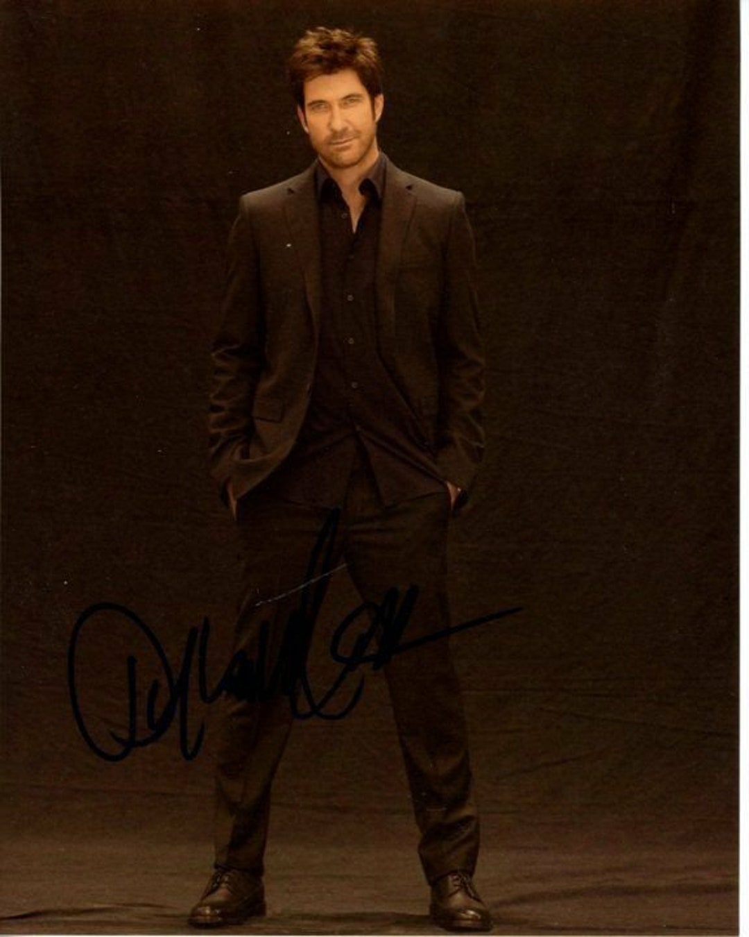 Dylan Mcdermott Signed Autographed 8x10 Dark Blue Carter Shaw Photo - Etsy