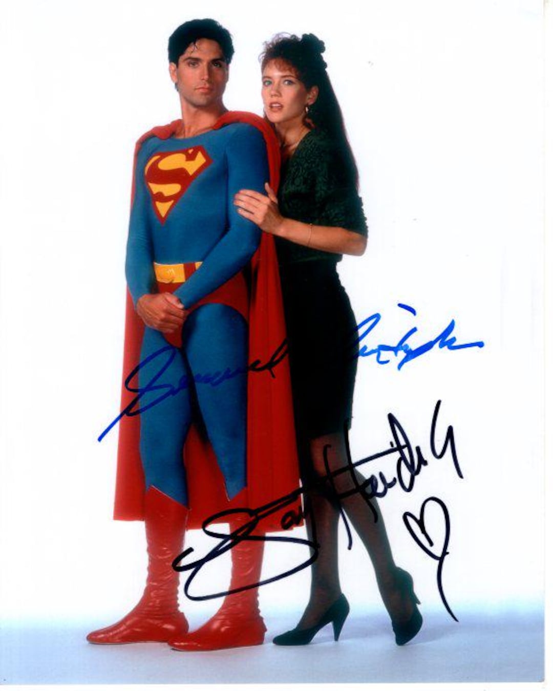Gerard Christopher and Stacy Haiduk Signed Autographed 8x10 Superboy ...