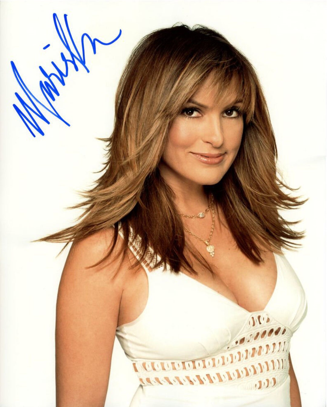 Mariska Hargitay Signed Autographed 11x14 Photo Law And Order Svu Etsy