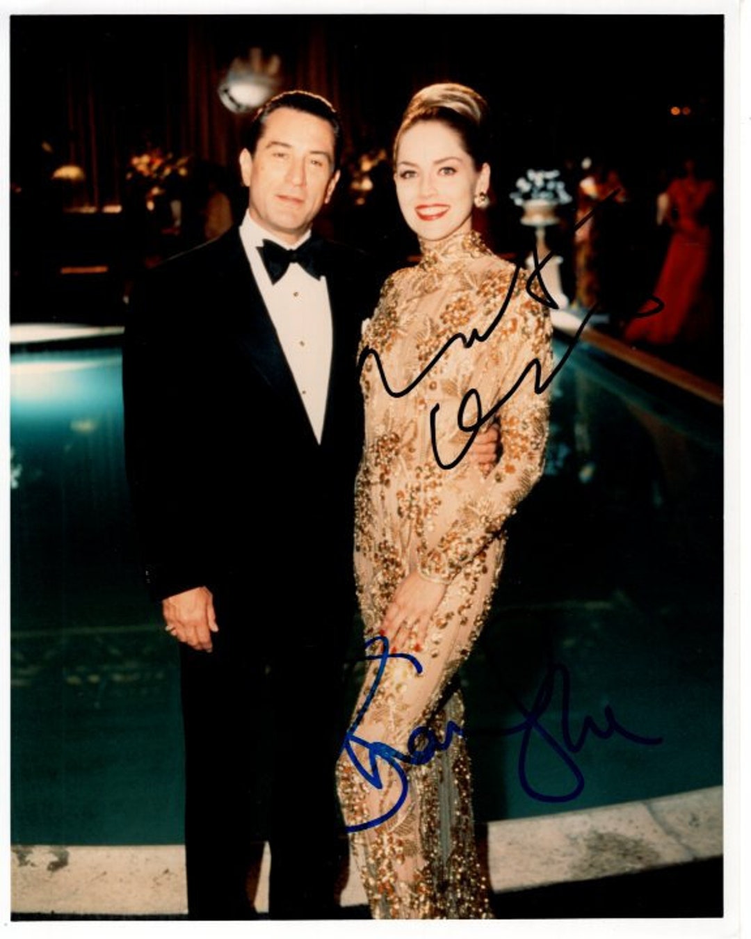 Robert De Niro Deniro and Sharon Stone Signed Autographed 8x10 Casino ...