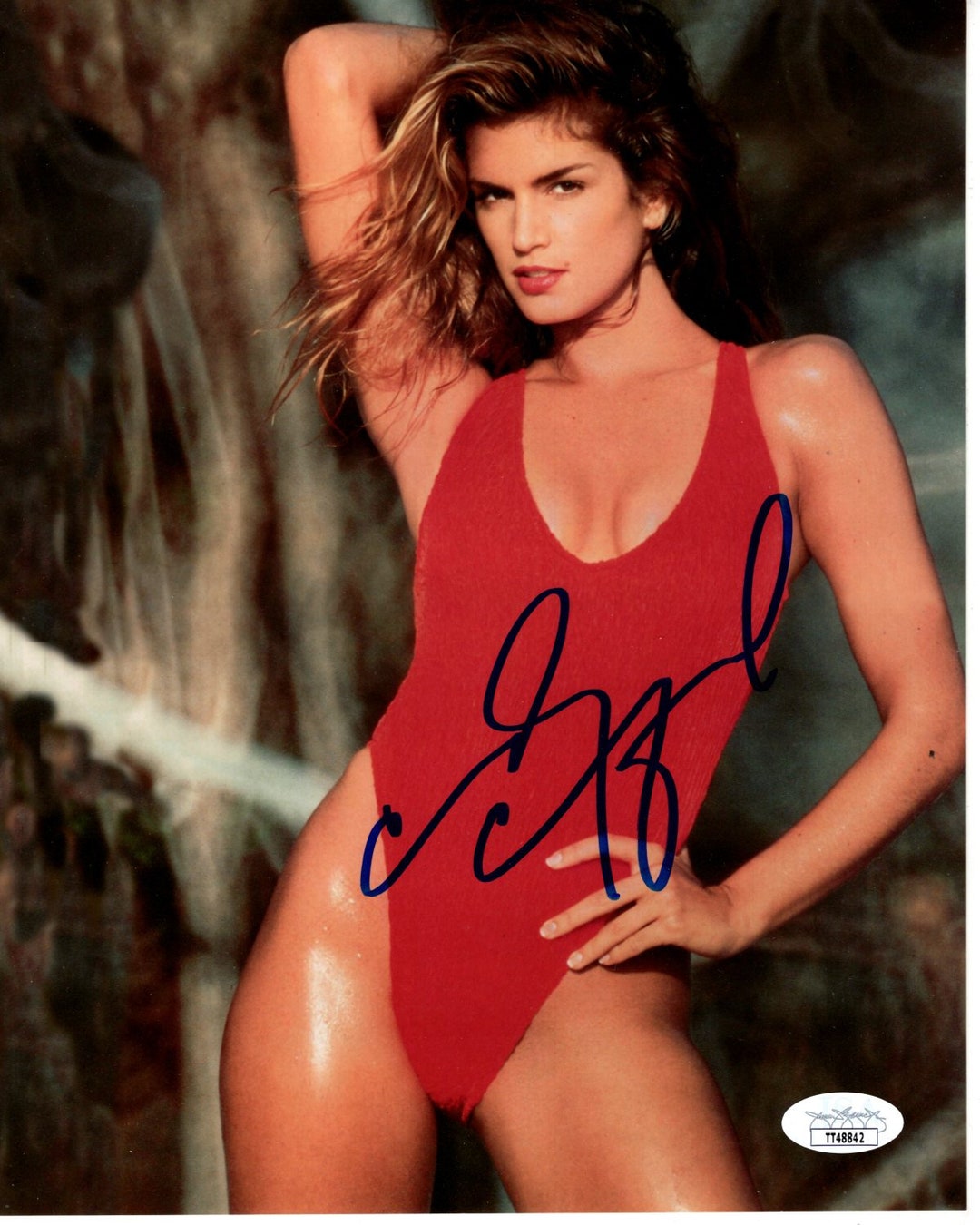 Cindy Crawford Autographed Signed 8x10 Photo JSA - Etsy