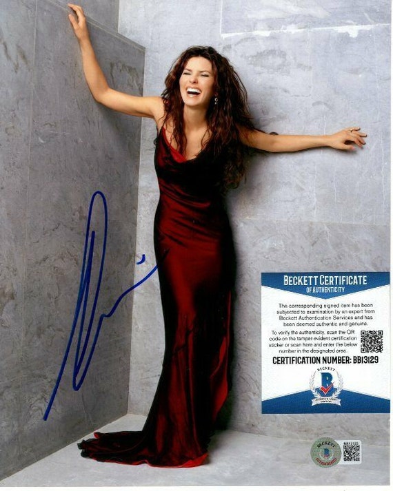 Shania Twain Signed 8x10 Photo Beckett Bas | Etsy