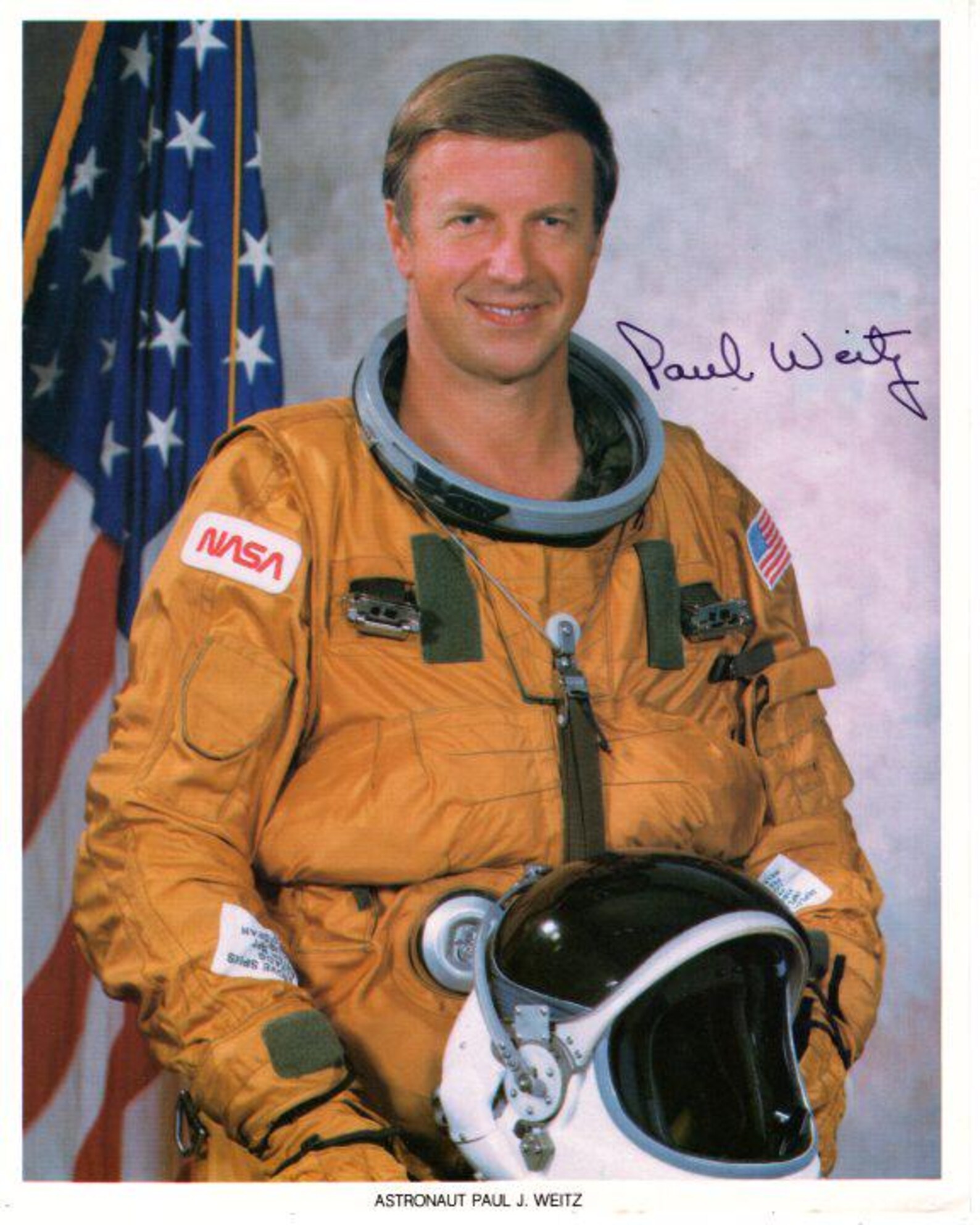 Paul Weitz Signed Autographed 8x10 NASA Astronaut Litho Photo - Etsy