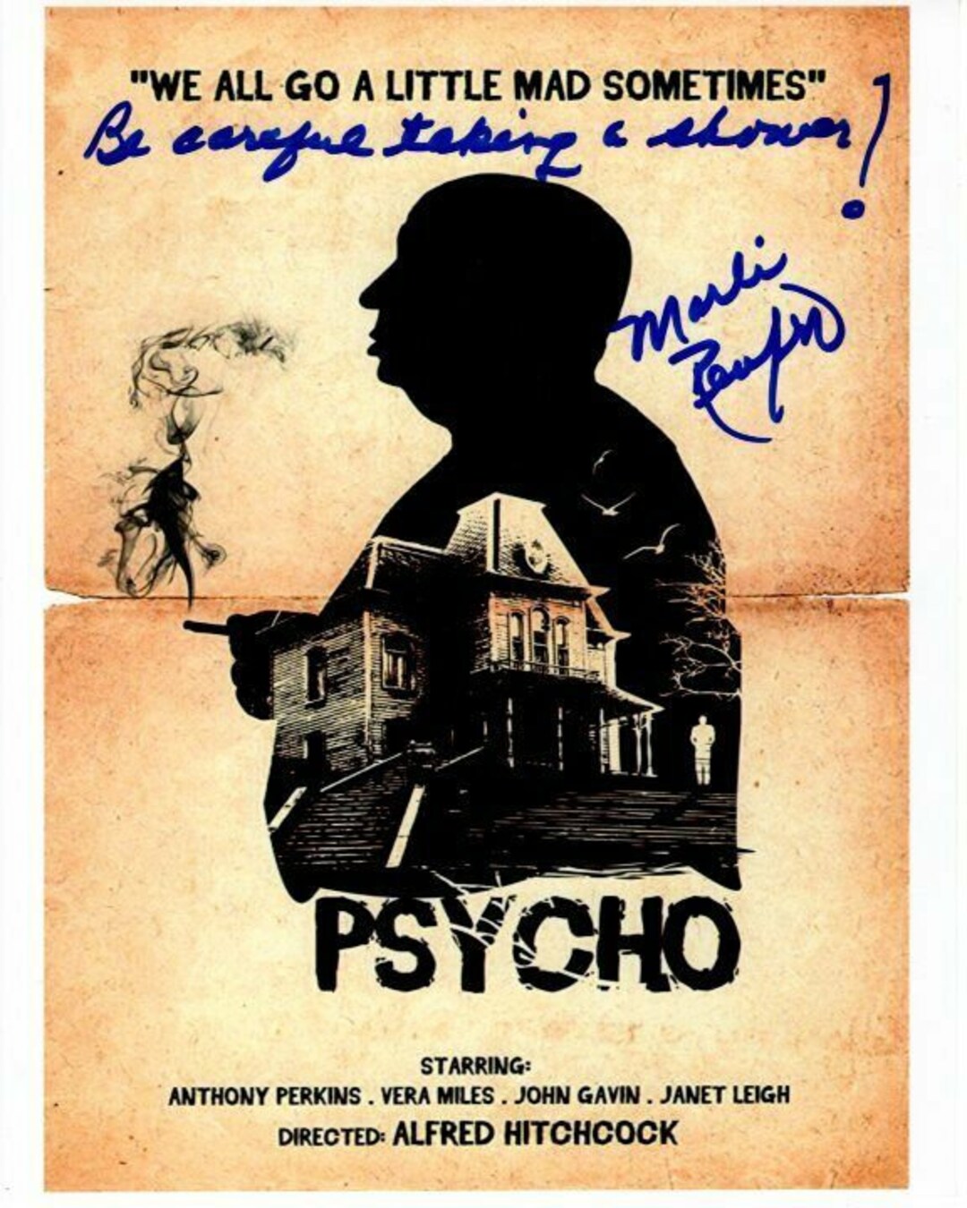 Marli Renfro Signed Autographed 8x10 Alfred Hitchcock Psycho Photo ...