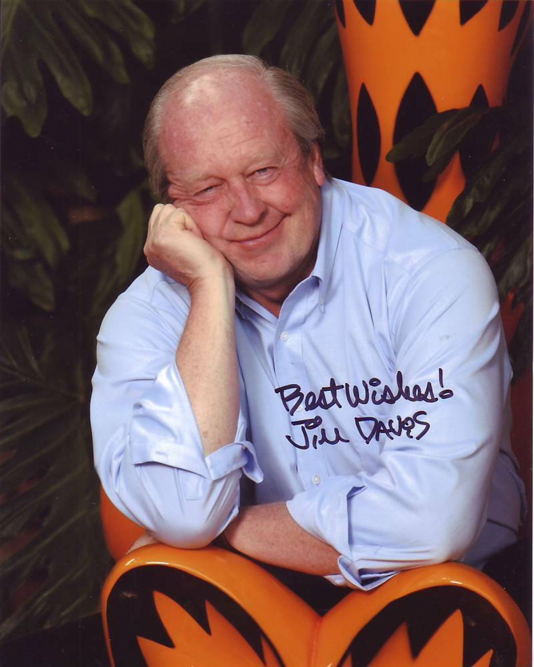 Jim Davis Signed Autographed 8x10 Garfield Photo - Etsy